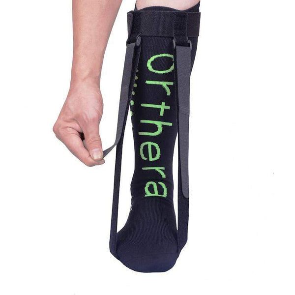 Night Splint Sock, dual strap, black - BIOM, LLC
